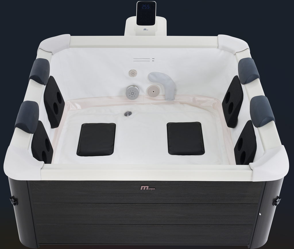 MSpa FRAME OSLO Inflatable Hot Tub Spa with Hydrojets & Bubbles (up to ...